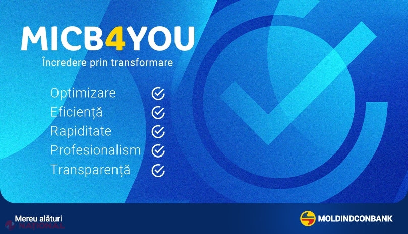 MICB4YOU – încredere prin transformare. Moldindconbank, una dintre băncile sistemice din R ...