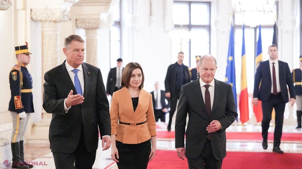 VIDEO // Iohannis și Scholz, mesaje TRANȘANTE pentru PUTIN. „R. Moldova ...