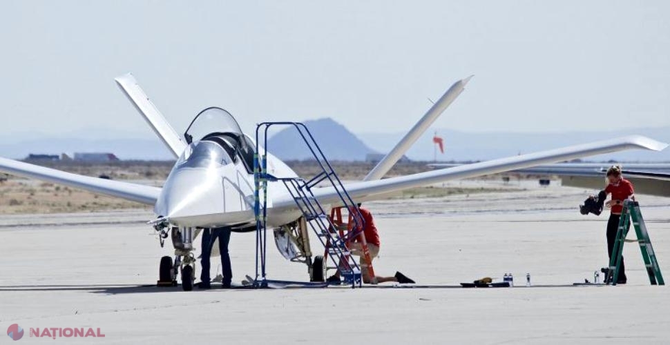 Un AVION MISTERIOS a fost testat în deșert, iar în timpul ...
