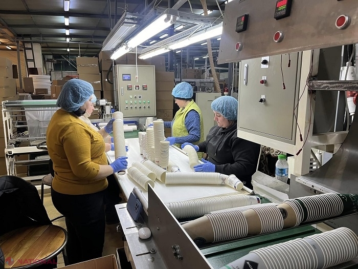 Pahare și farfurii de unică folosință, produse la Strășeni: Agentul ...