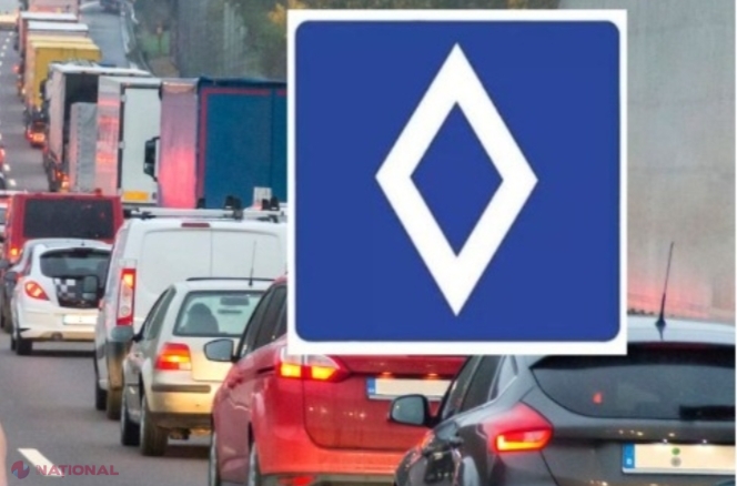 Un nou indicator rutier pe străzile din Europa. Ce înseamnă un romb alb ...