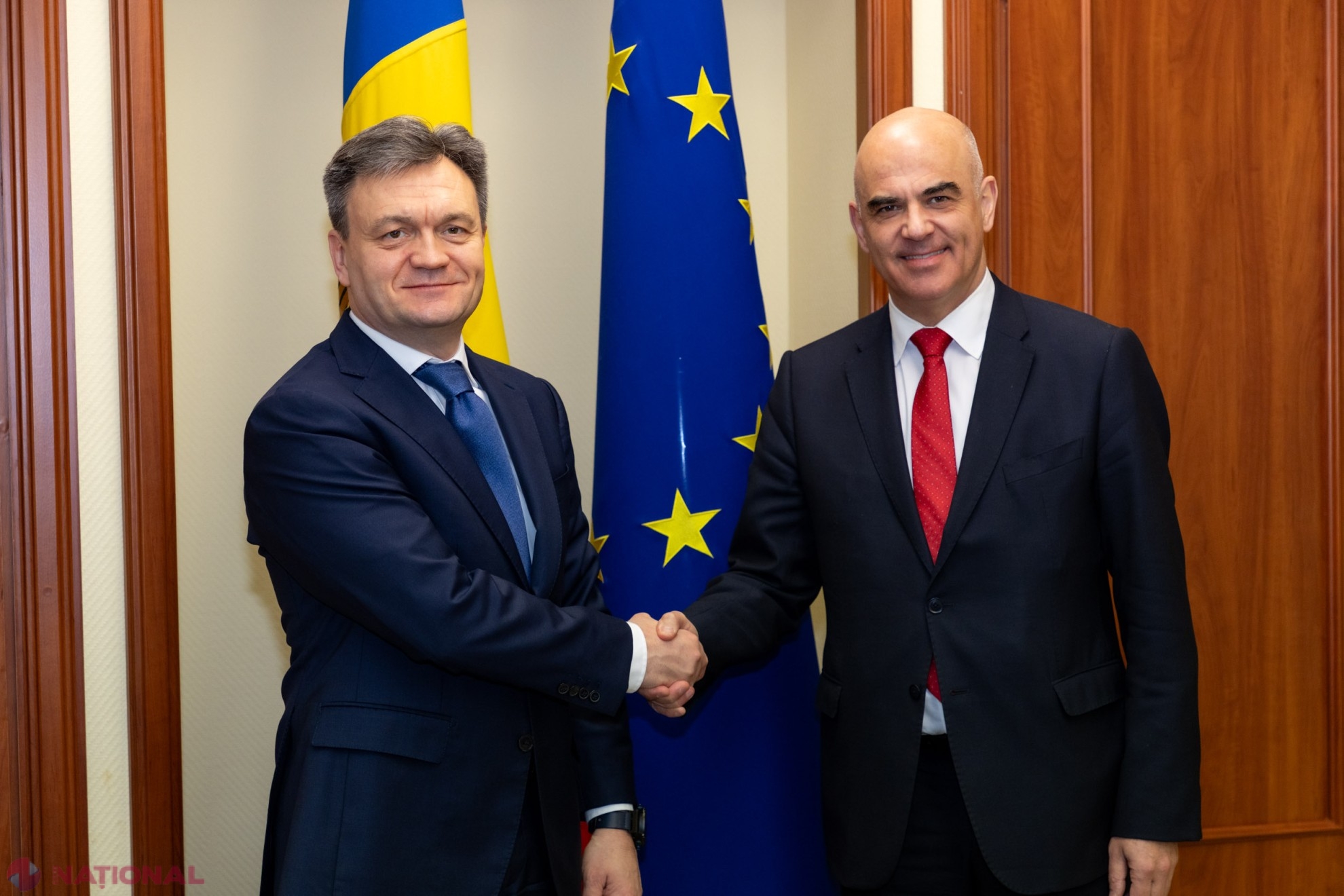 Premierul Dorin Recean, întâlnire cu liderul Consiliului Europei, Alain Berset