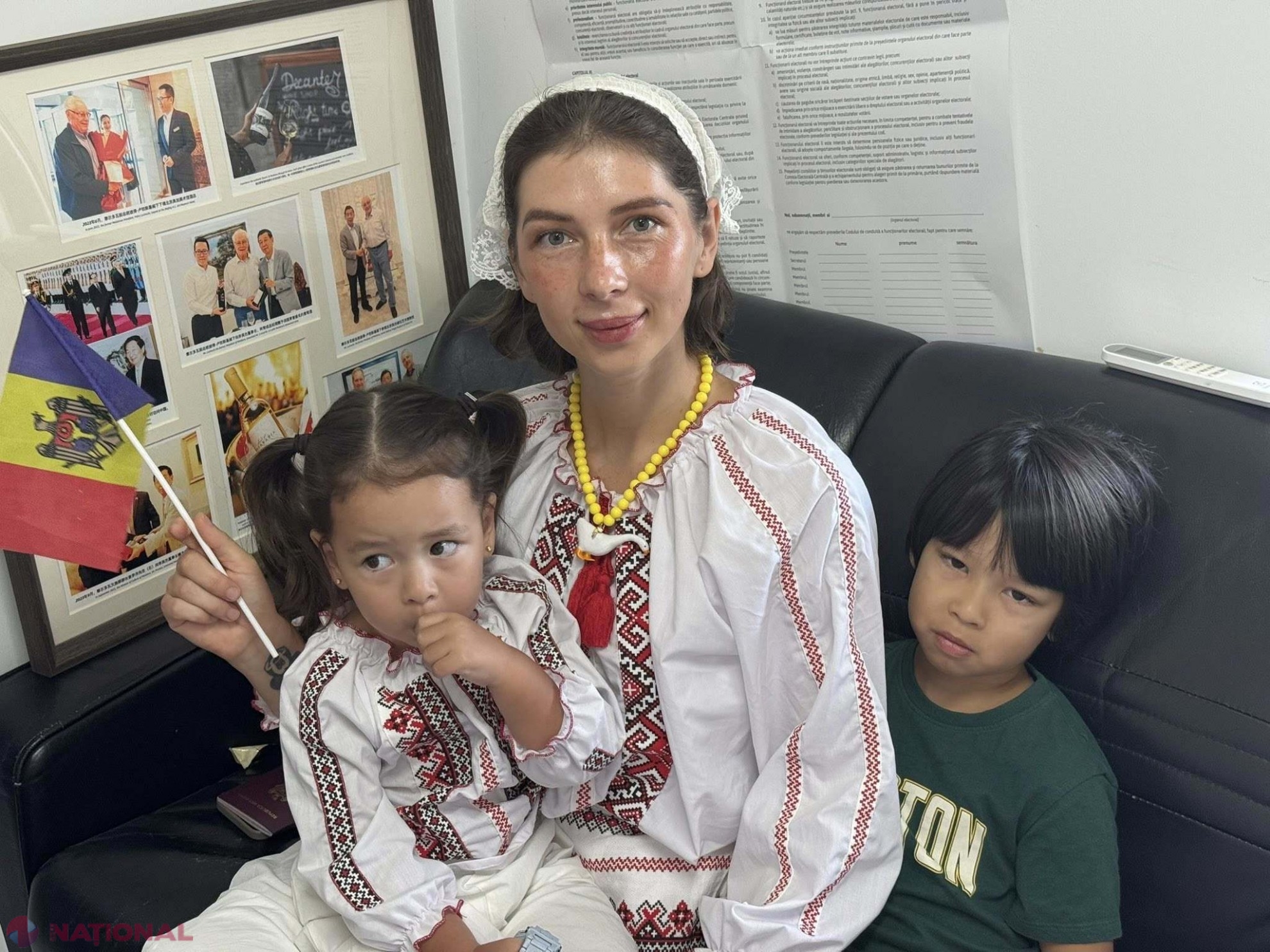 Moldoveancă din China parcurge 1400 km cu copiii pentru a vota la ...