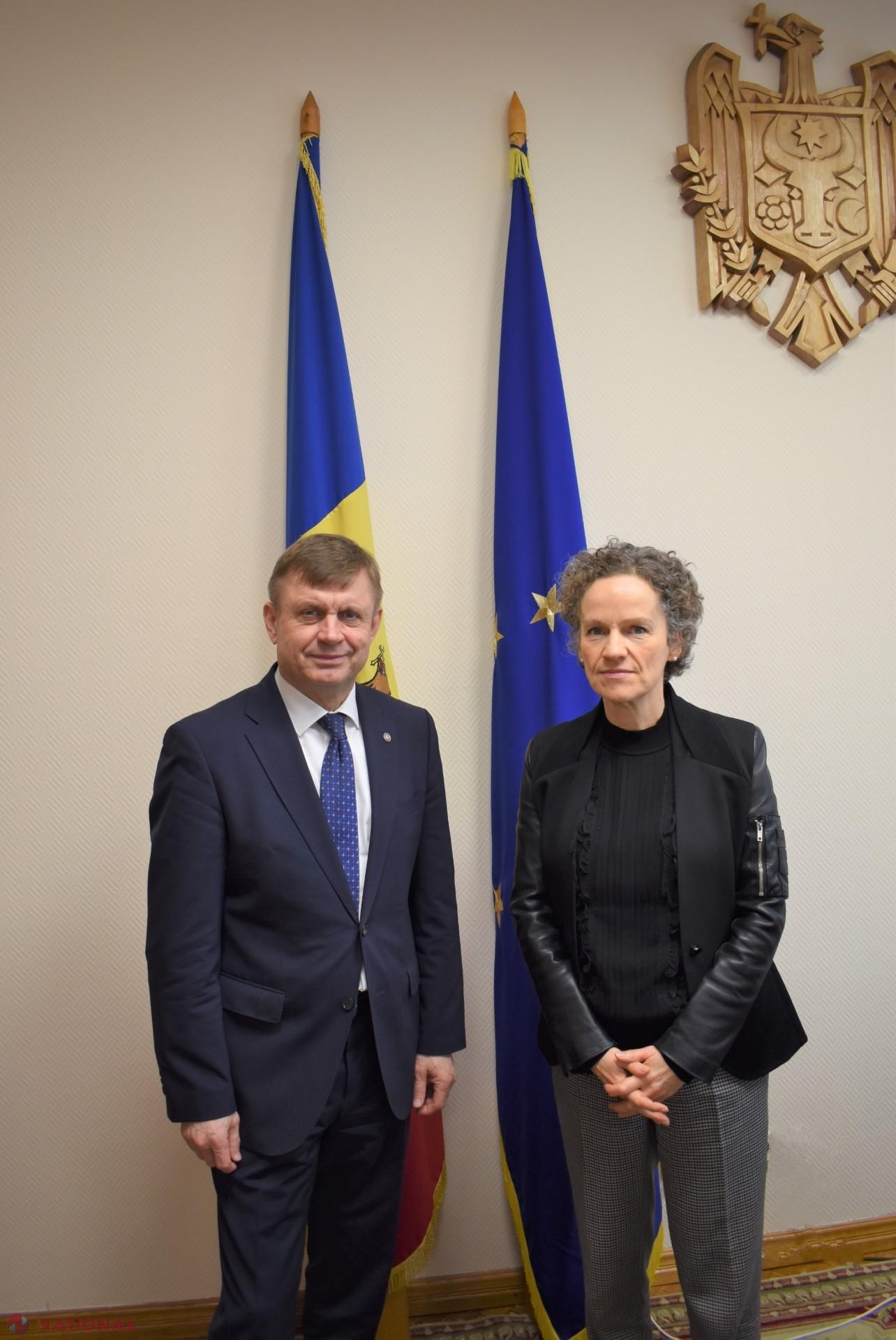 Valeriu Chiveri și ambasadoarea Franței au discutat despre susținerea ...