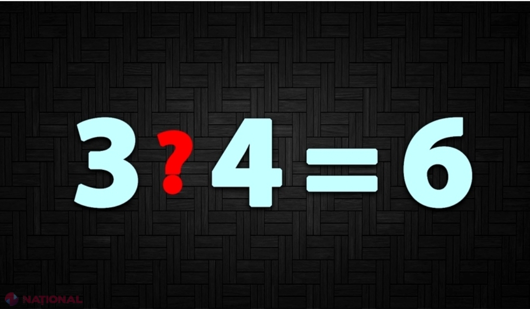 Test de inteligență: Ce semn matematic trebuie pus între 3 si 4 pentru ...