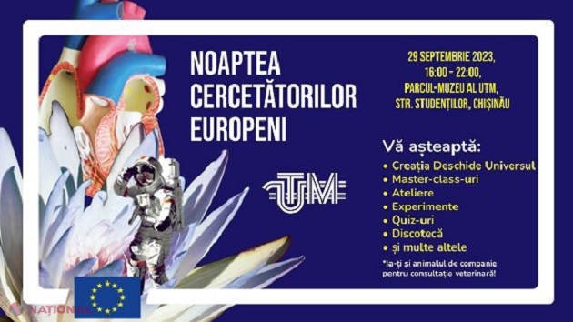 „Noaptea Cercetătorilor Europeni”, vineri, în parcul UTM: Experimente ...