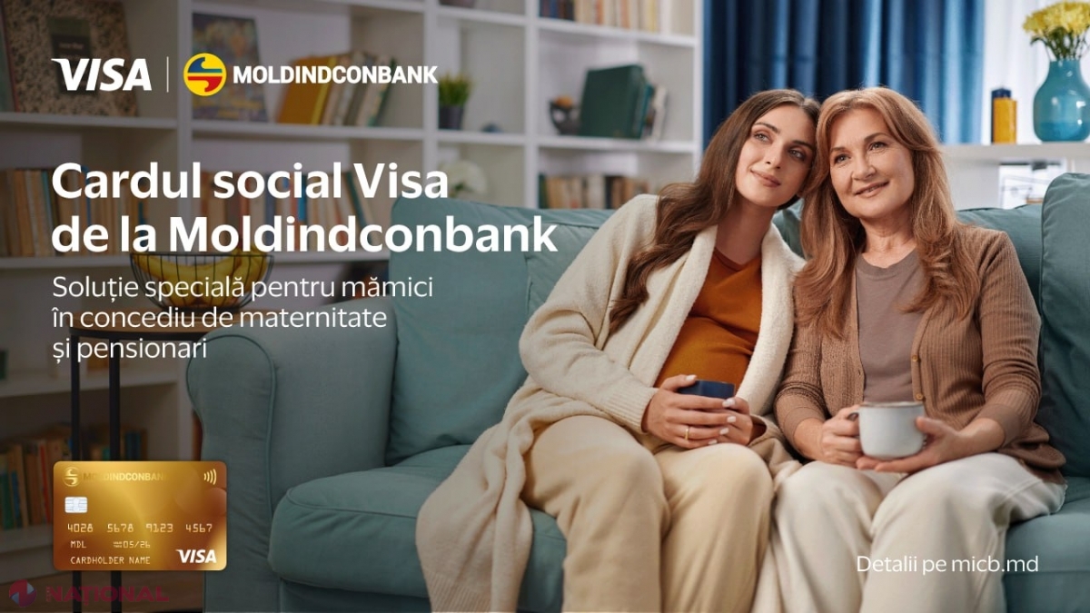 Ia-ți card social Visa de la Moldindconbank și te PREMIEM
