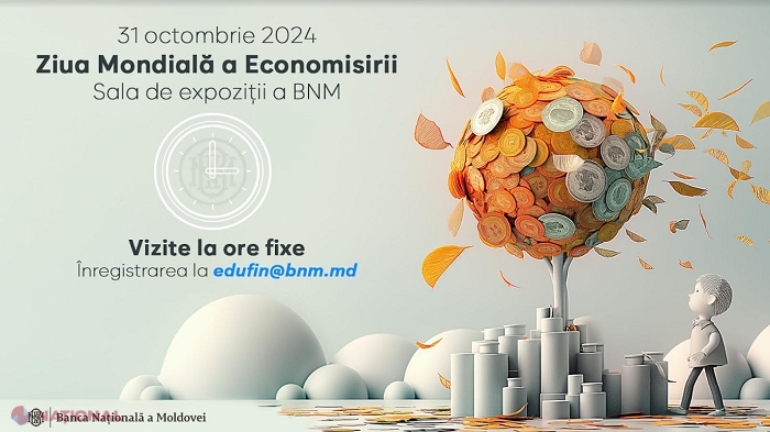 Banca Națională a Moldovei își deschide ușile pentru vizitatori, de Ziua Mondială a Economisirii