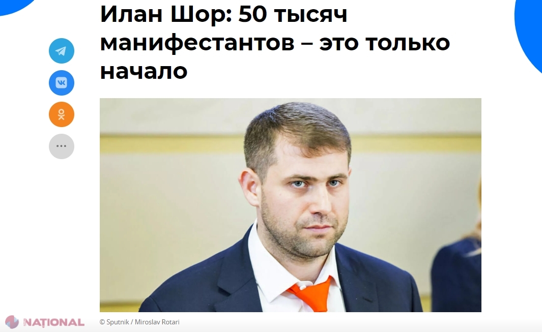 Ilan Șor, interviu amplu pentru RIA Novosti: „Numărul oamenilor care ...